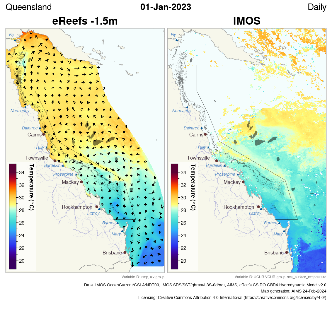 Topography Of Great Barrier Reef